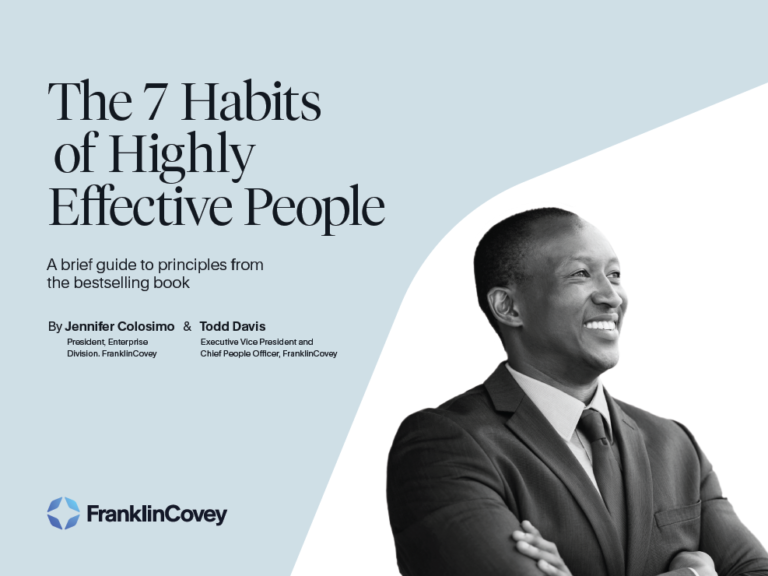 Effective Leadership Habit 1: Be Proactive | FranklinCovey