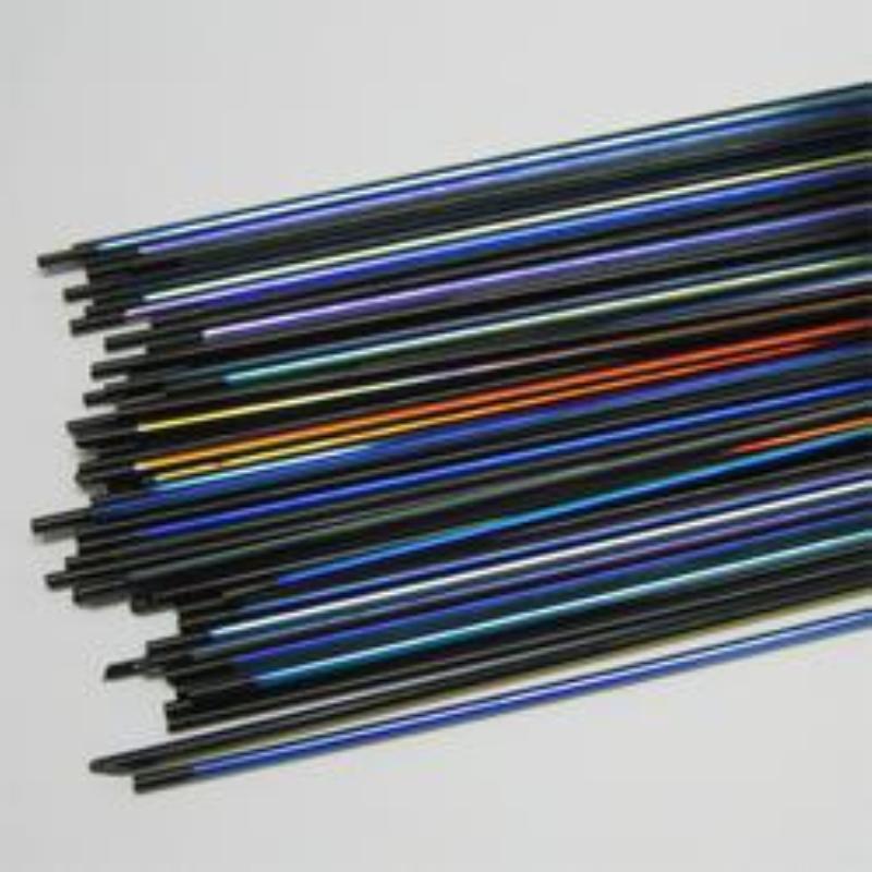 Stringer Dichroic op zwart – Gekleurd Glas