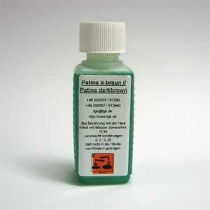 Patina dark brown 100ml – Gekleurd Glas