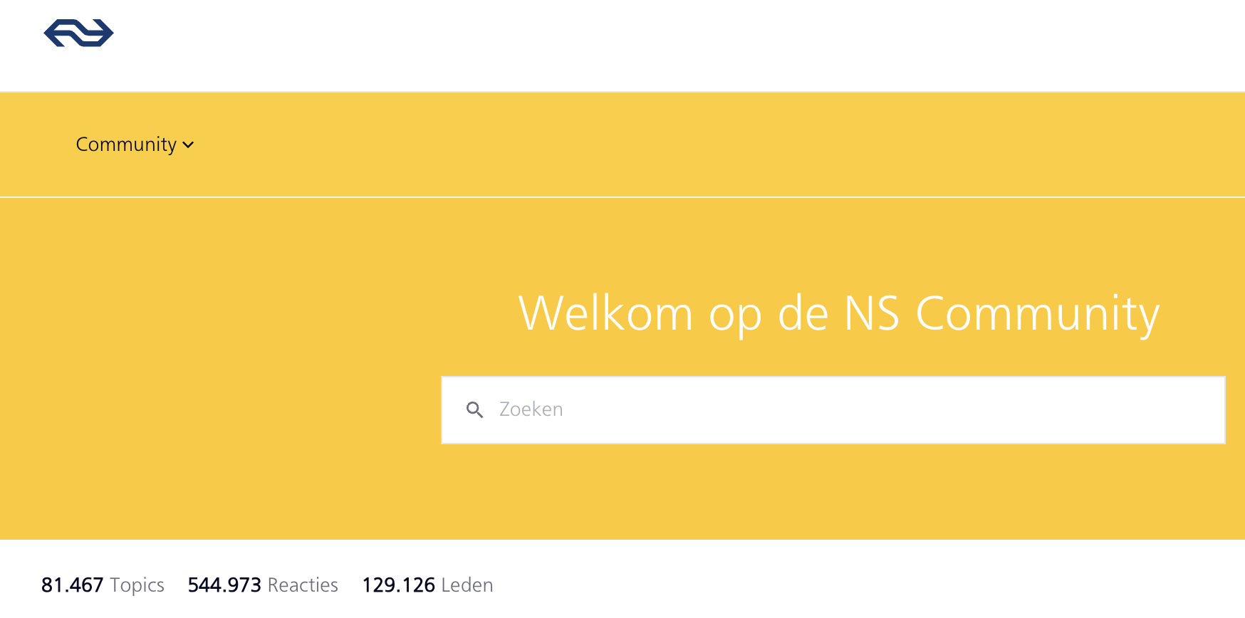 NS stopt met eigen bijdragen aan NS Community - Ziptone - 100% klantcontact